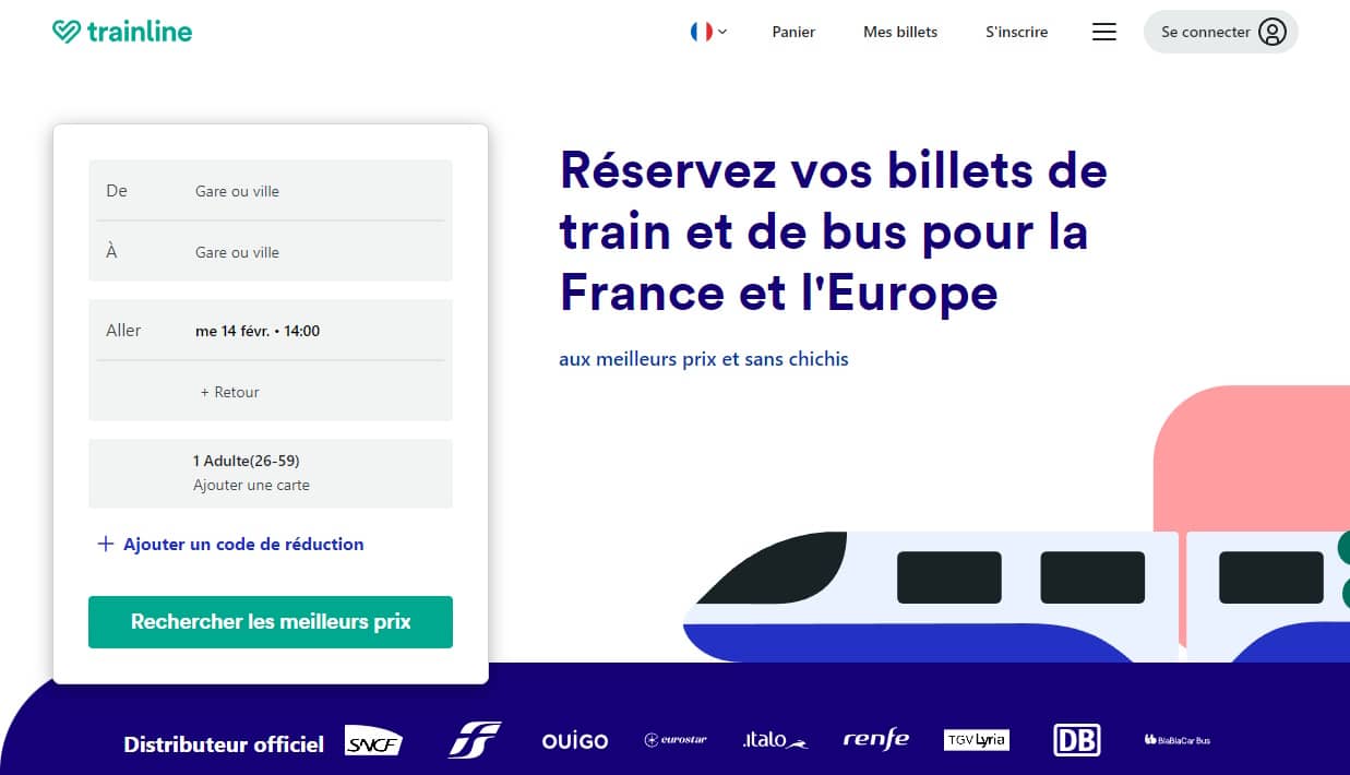 Trainline : faciliter et économiser sur ses voyages en train